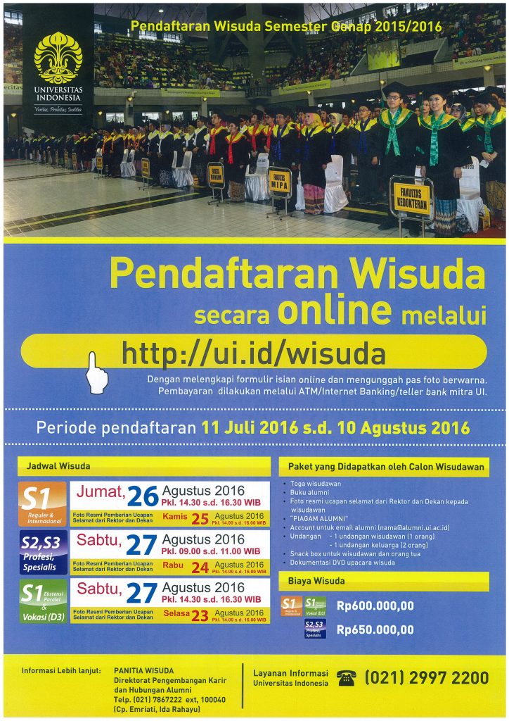 Informasi Pendaftaran Wisuda UI – Fakultas Ekonomi dan Bisnis ...
