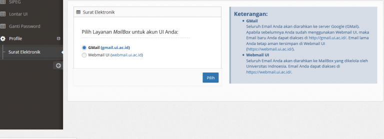 Gmail UI – Fakultas Ekonomi dan Bisnis Universitas Indonesia