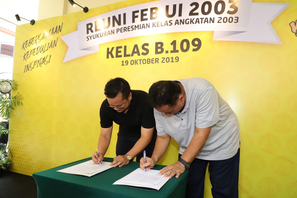 Tanda Balas Budi Terhadap Almamater, Alumni FEUI Angkatan 2003 ...