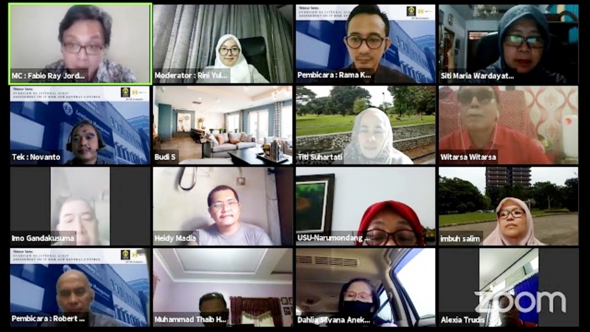 Webinar Series LM FEB UI, “Gambaran Penilaian Audit Assessment dalam ...