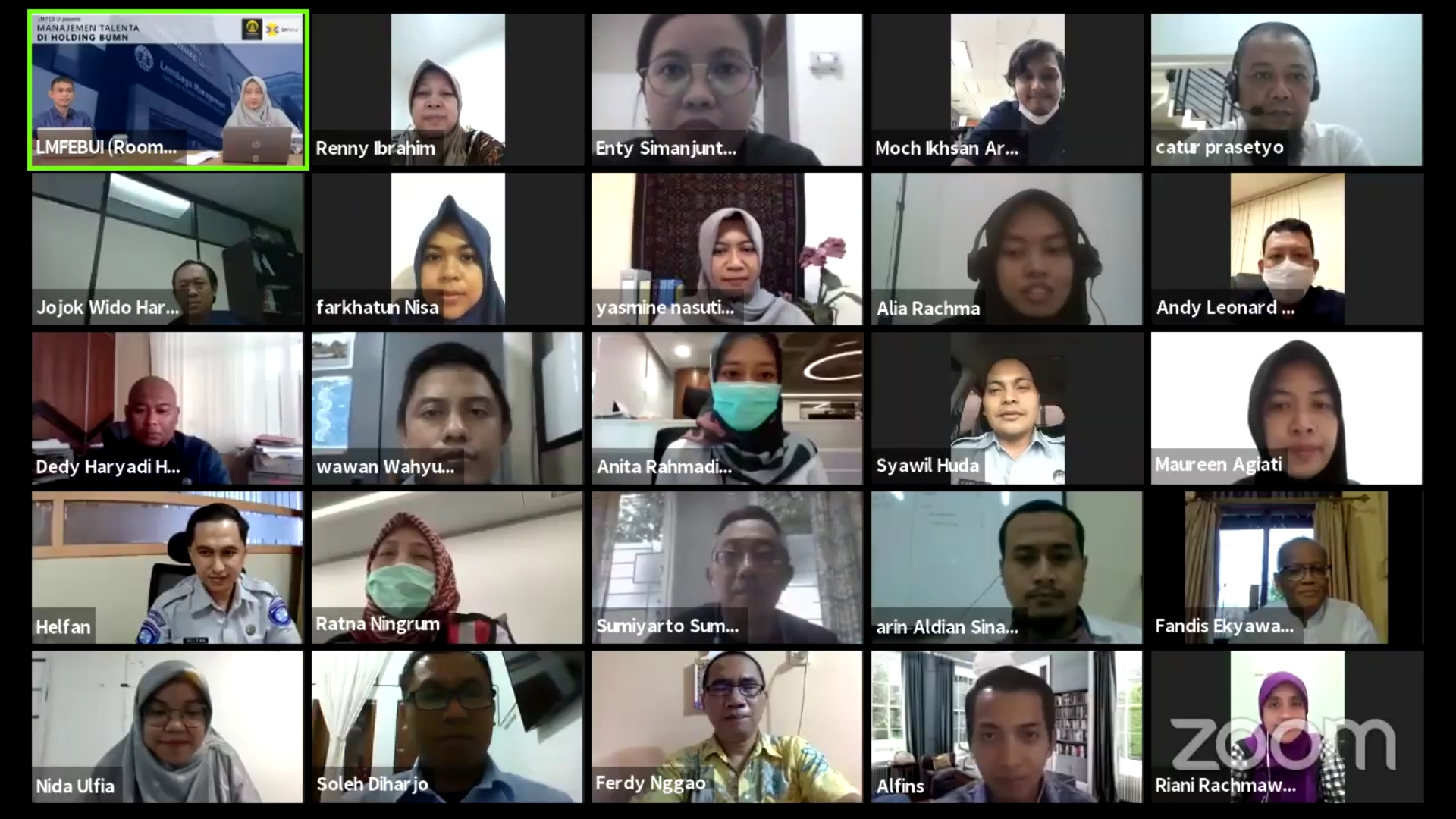 LM FEB UI Webinar Series, “Talent Management in SOE Holdings ...