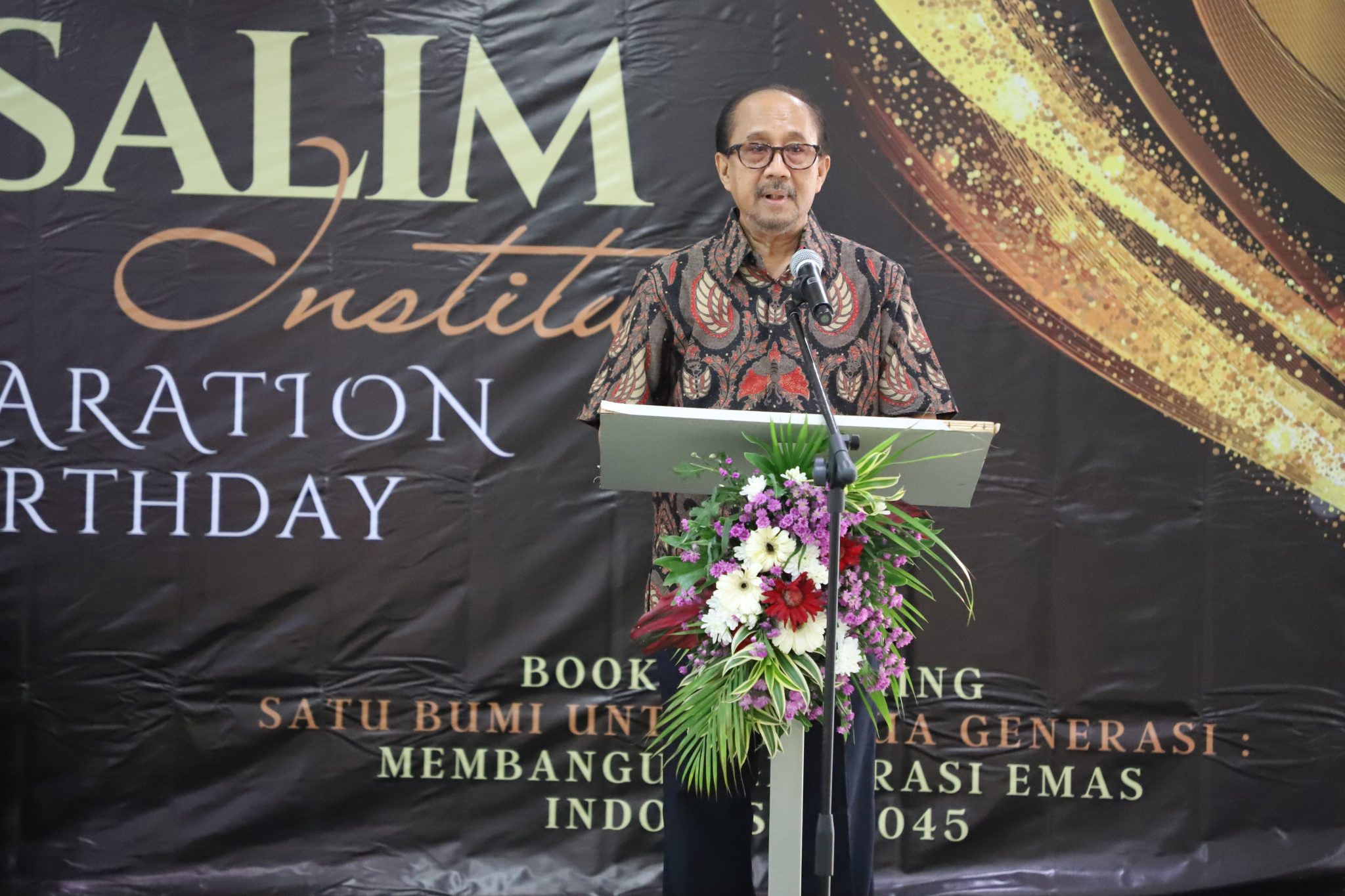 Emil Salim Sampaikan Deklarasi, “Satu Bumi untuk Semua Generasi ...