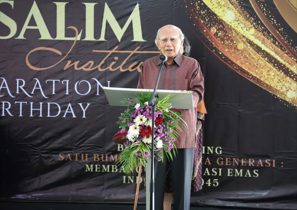 Emil Salim Sampaikan Deklarasi, “Satu Bumi untuk Semua Generasi ...