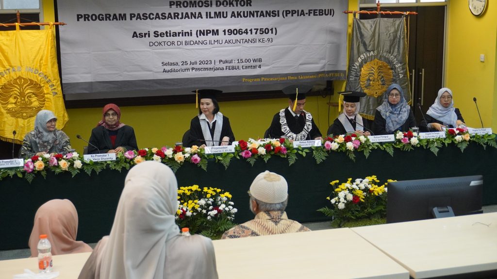 Promosi Doktor PPIA FEB UI, Asri Setiarini Teliti Analisis Determinan Praktik ESG serta ...