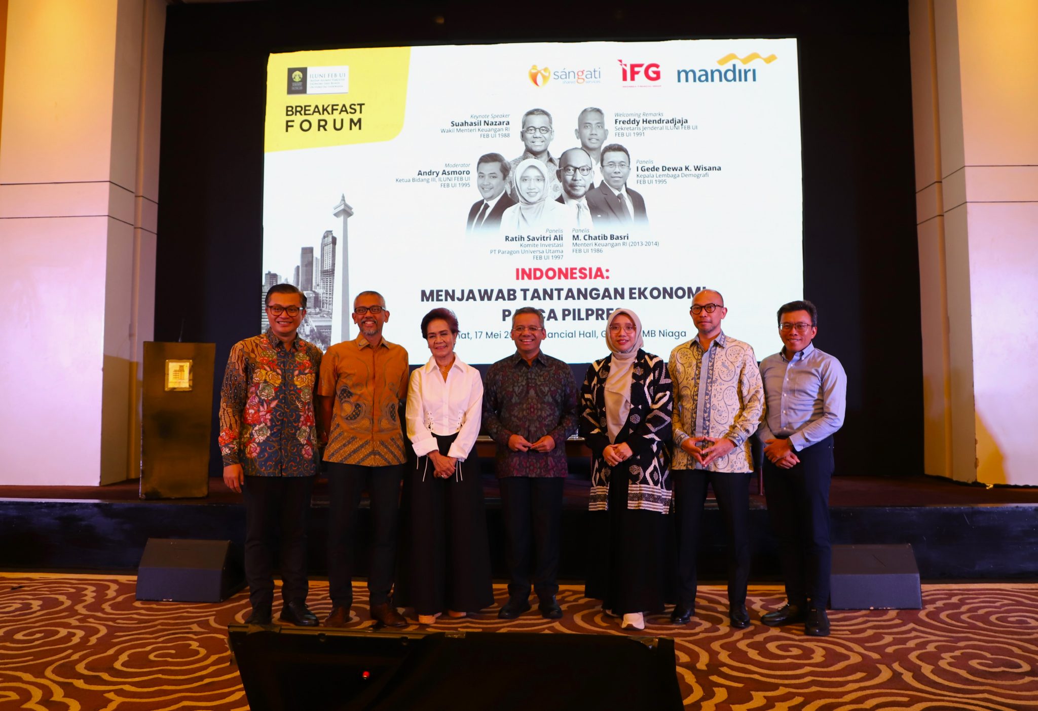 Mengulik Tantangan Ekonomi Indonesia Pasca Pilpres di Breakfast Forum ...